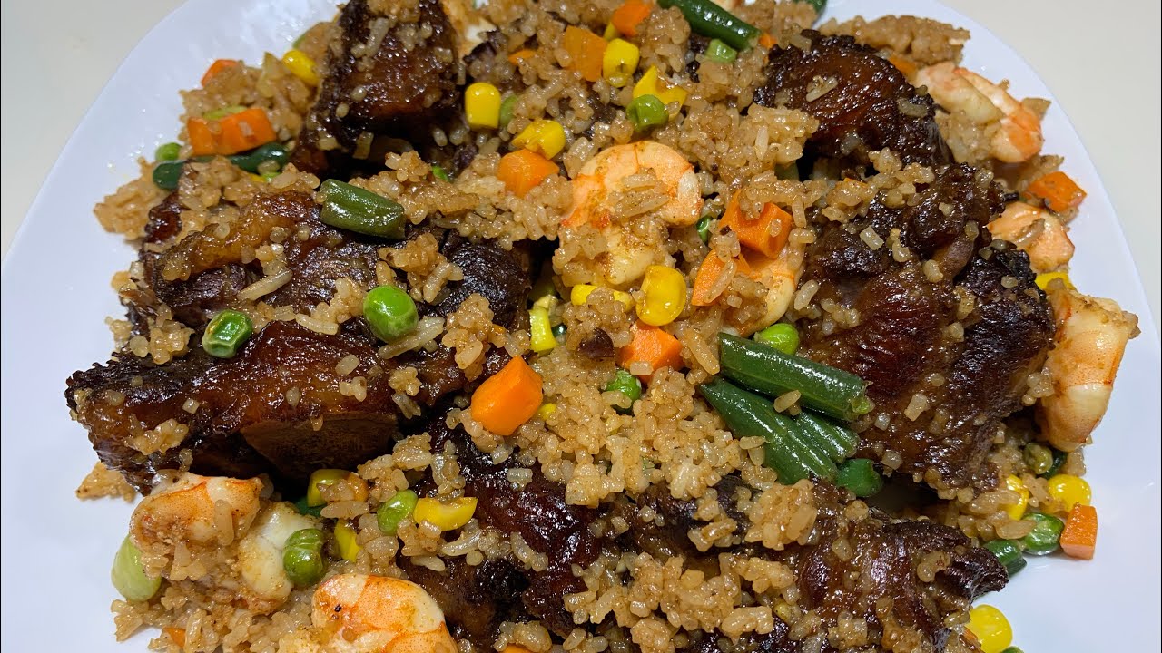 EASY TO MAKE AT HOME OXTAILS FRIED RICE🔥🔥 #OXTAILS - YouTube