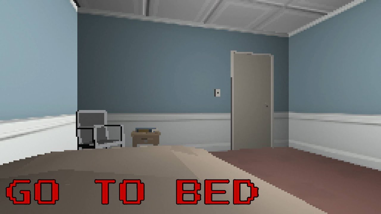 GO TO BED - Full Game Walkthrough (All Endings) - No Commentary - YouTube