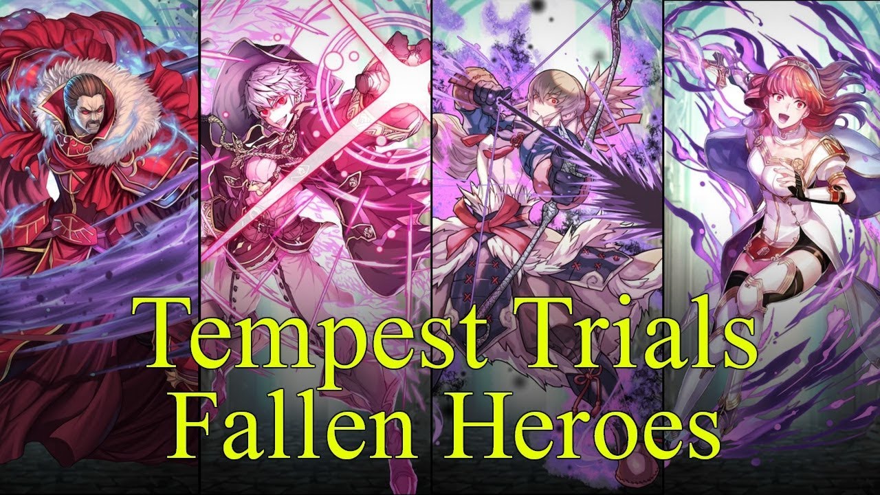 Fire Emblem Heroes - Tempest Trials - Takumi, Celica, Robin & Hardin ...