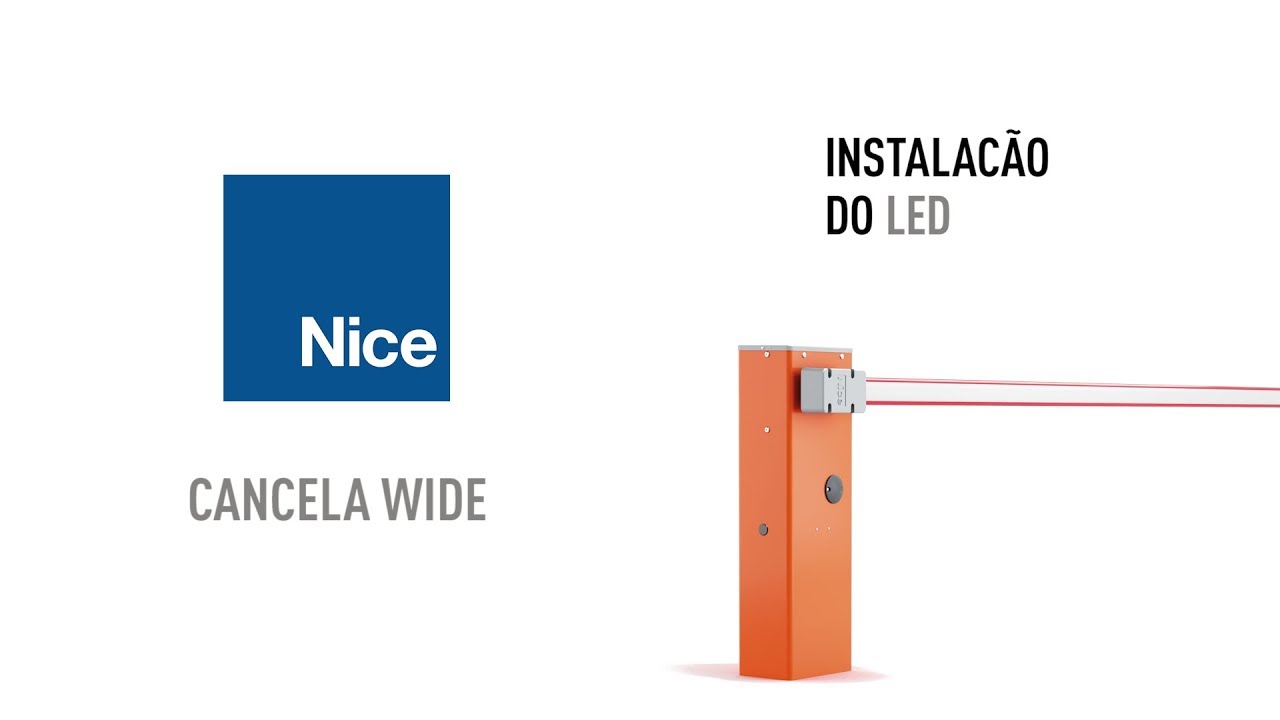Cancela Wide | Instalando o LED - YouTube