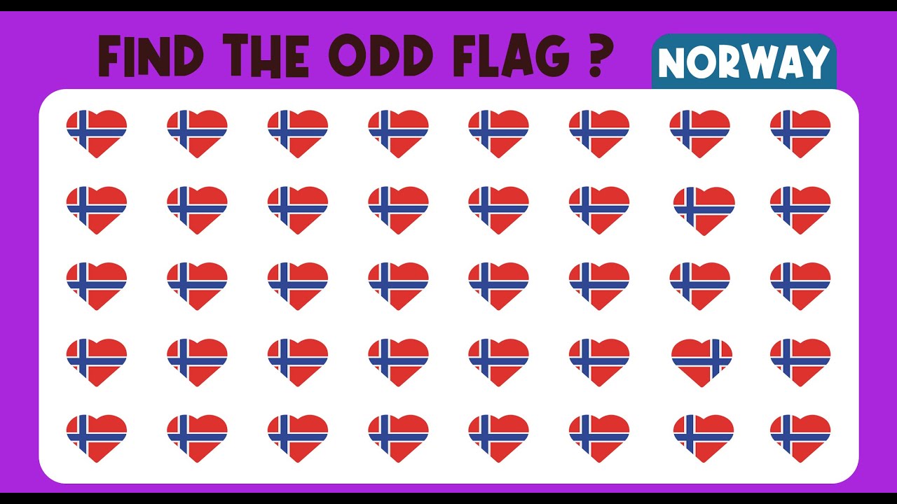 Find THe Odd Flag | How Well Do You Know Your Flags ? - YouTube