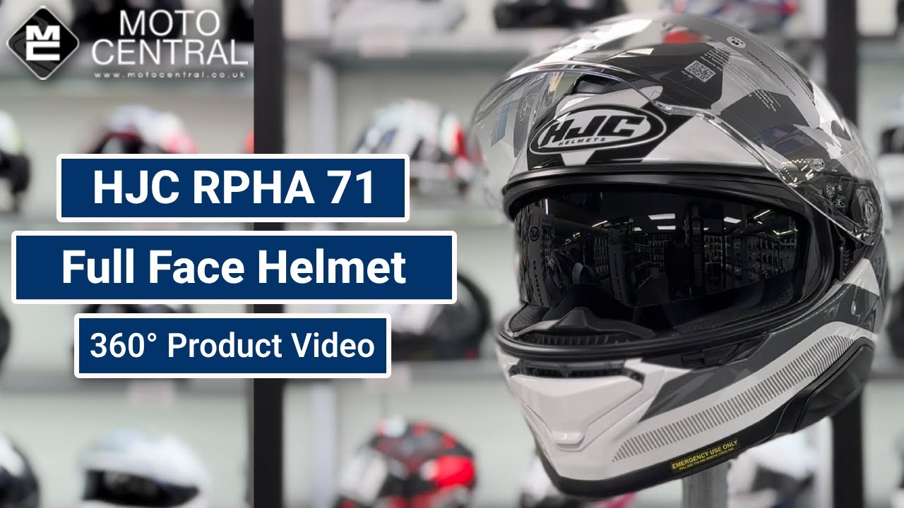 HJC RPHA 71 Pinna MC10 Full Face Motorcycle Helmet | 360 Helmet View ...
