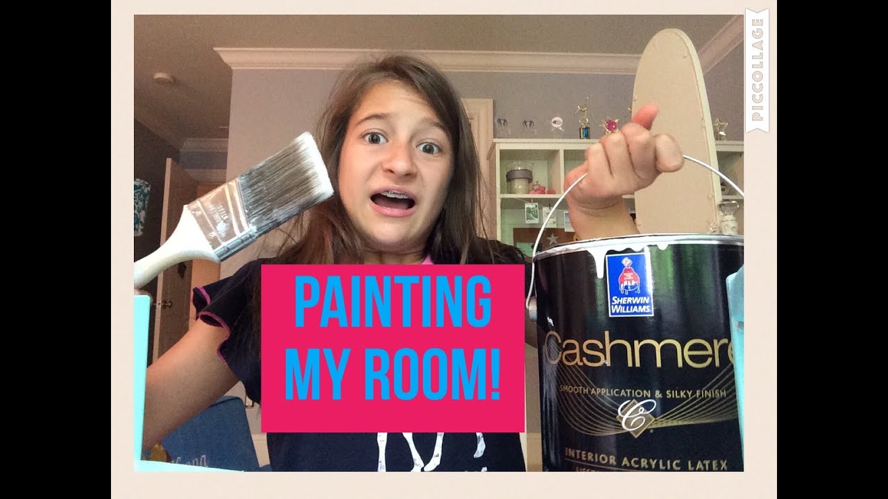 PAINTING!//Redoing My Room - YouTube