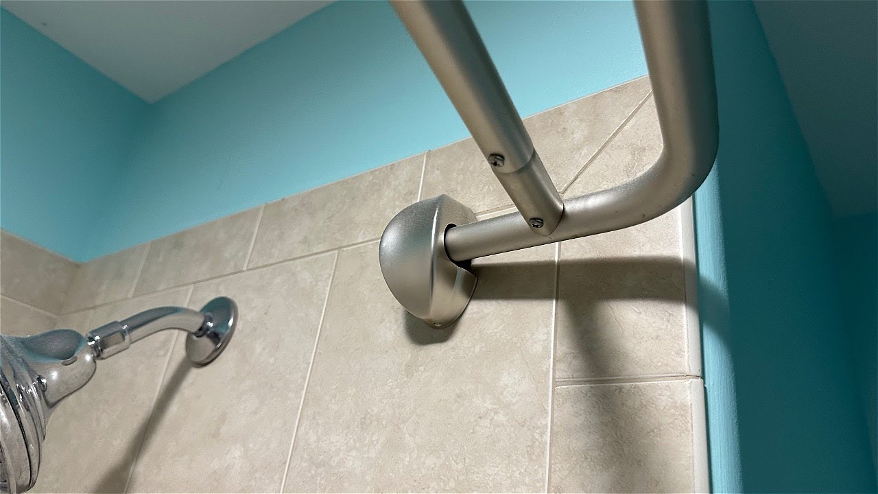 Double Curved Shower Rod Review - YouTube