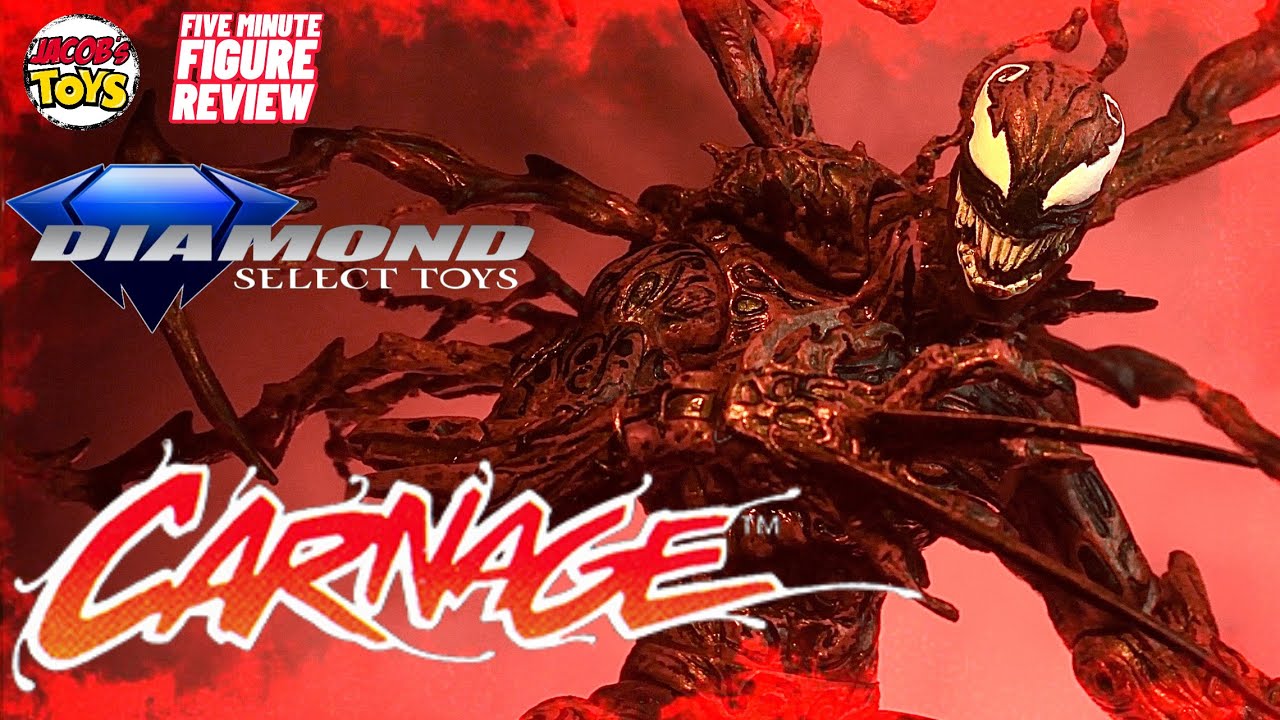CARNAGE Action Figure Review | Diamond Select Toys | Marvel Select ...