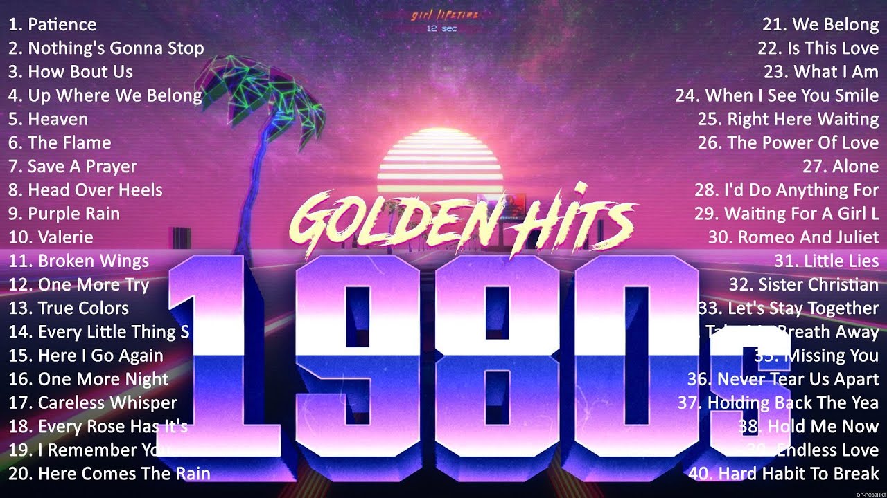 80's Greatest Hits ~ The 80's Pop Hits ~ 80's Playlist Greatest Hits ...