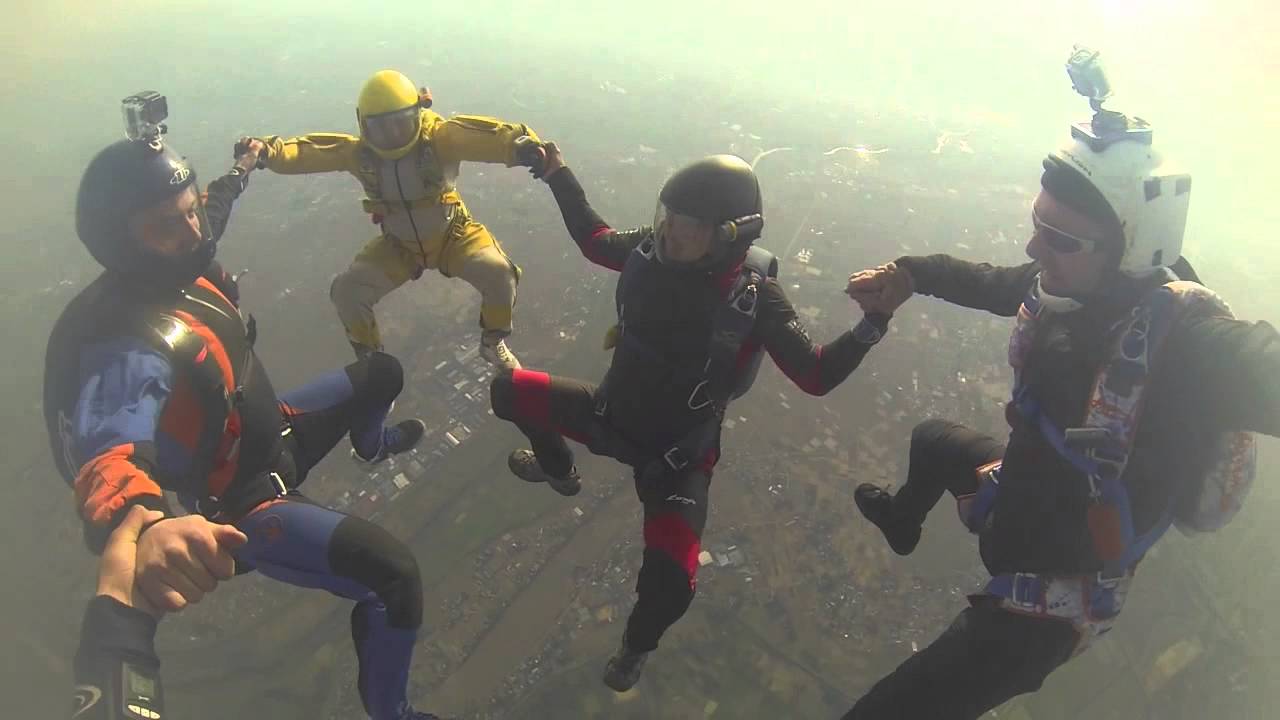Tokyo skydiving club 5way fun@May 3rd,2014 - YouTube