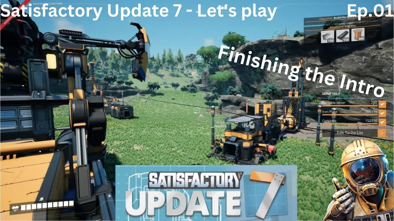 Satisfactory U.7 - Let's play - Intro & Basics Ep.01 - YouTube