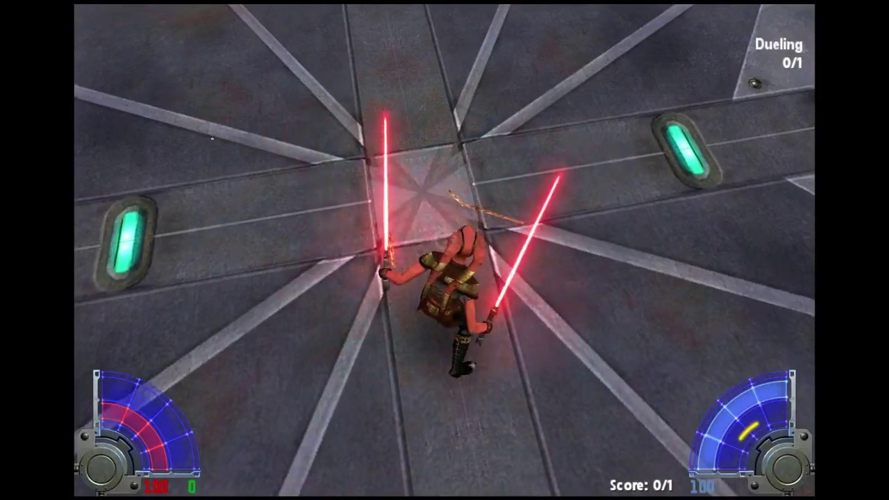 Jedi Knight: Jedi Academy Duel Saber Throw - YouTube