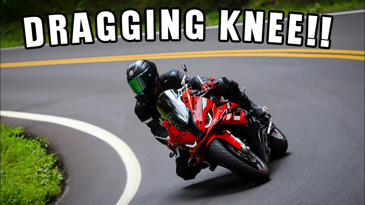 DRAGGING KNEE ON THE TAIL OF THE DRAGON (55 DEGREE LEAN ANGLE) - YouTube