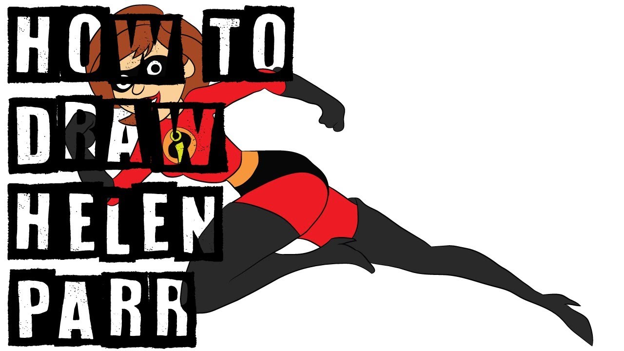 How To Draw Step By Step Helen Parr From The Incredible 2 | Drawpin ...