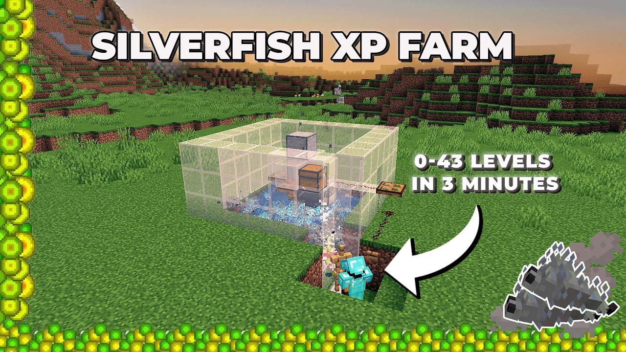 MINECRAFT: I Built the MOST EPIC EXP Farm!! - YouTube