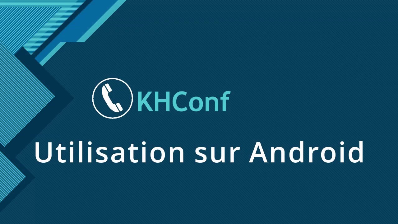 Utilisation de KHConf sur une tablette Android - YouTube