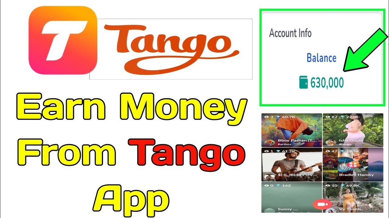 How to Earn Money From Tango App | Tango App Free Coins | Online ...
