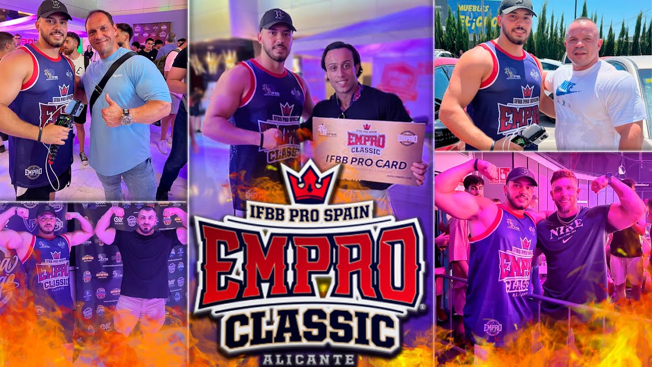 EMPRO CLASSIC 2022 - JOAN PRADELLS SE HACE IFBB PRO - YouTube