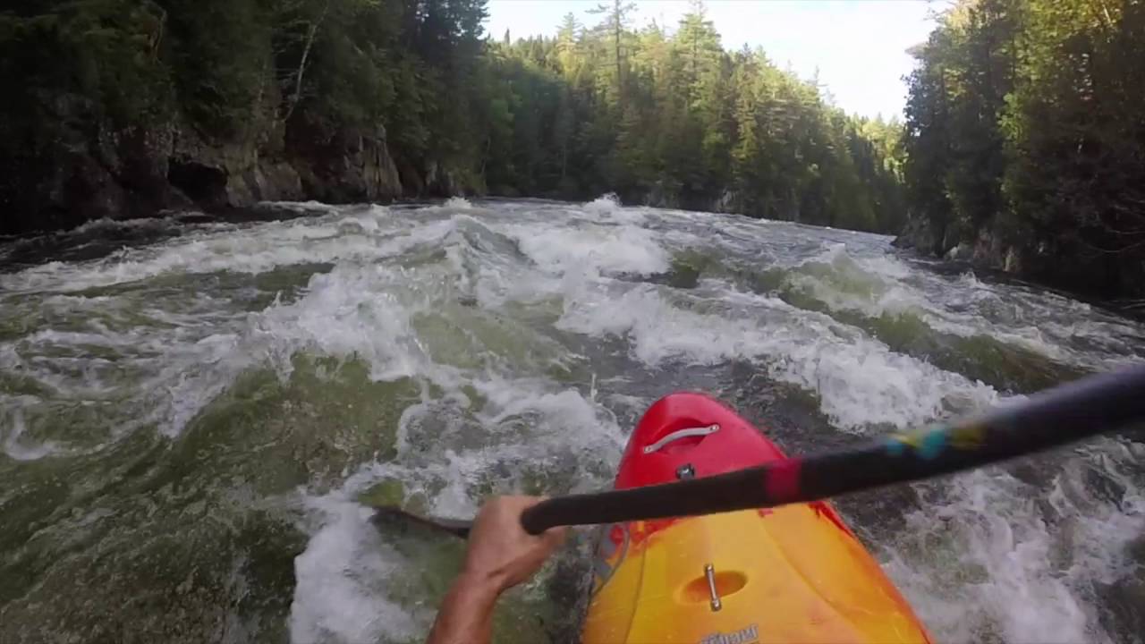 Whitewater Kayaking Kennebec River Turbine Test 8500 CFS - YouTube