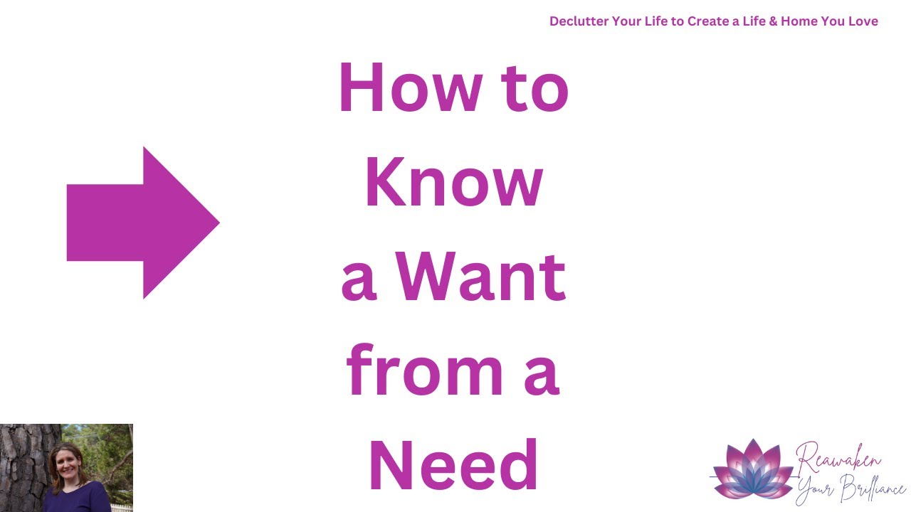 Physical Clutter: How to Distinguish a Want from a Need to Clear ...