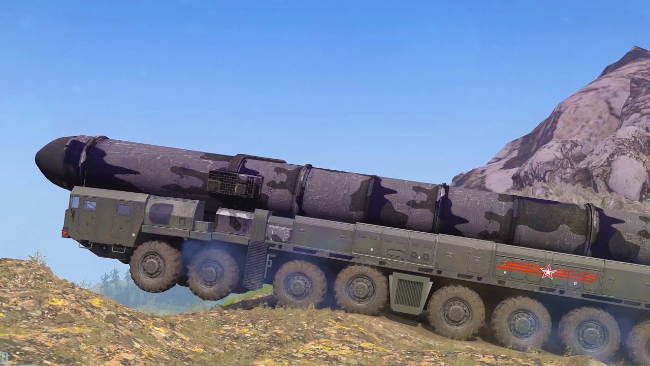 Spintires Mudrunner - Heavy Missile Megaton Nuclear Bomb -Maz 79221 ...