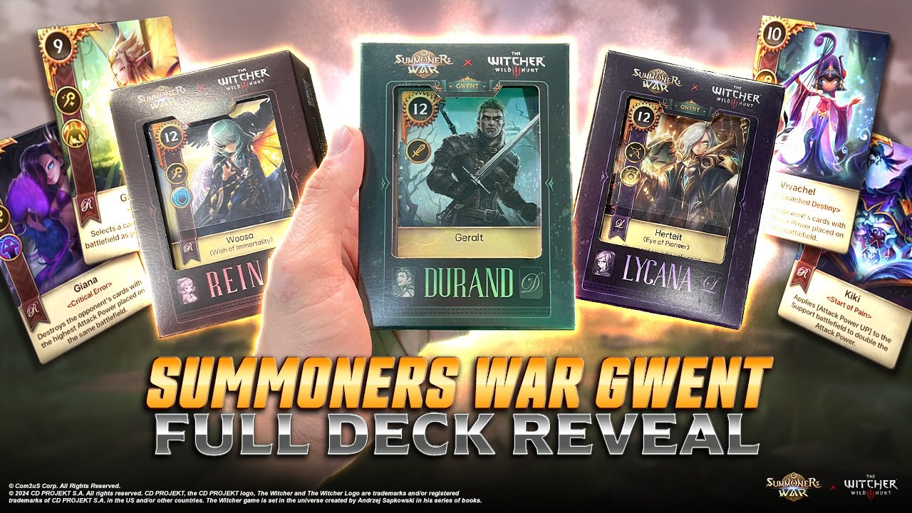 Summoners War Gwent! Full Set Reveal! - YouTube