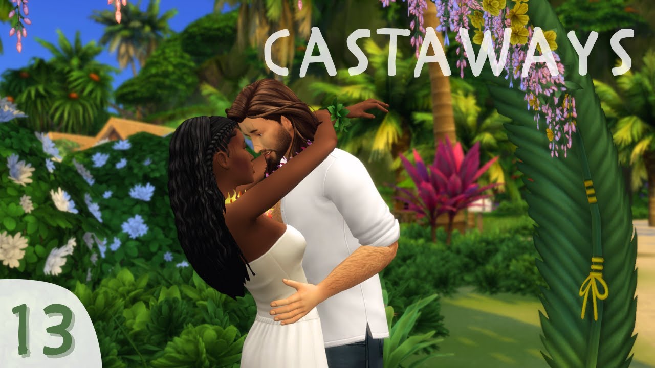 Finally MARRIED! | CASTAWAYS ep13 | Sims 4 Let's Play - YouTube