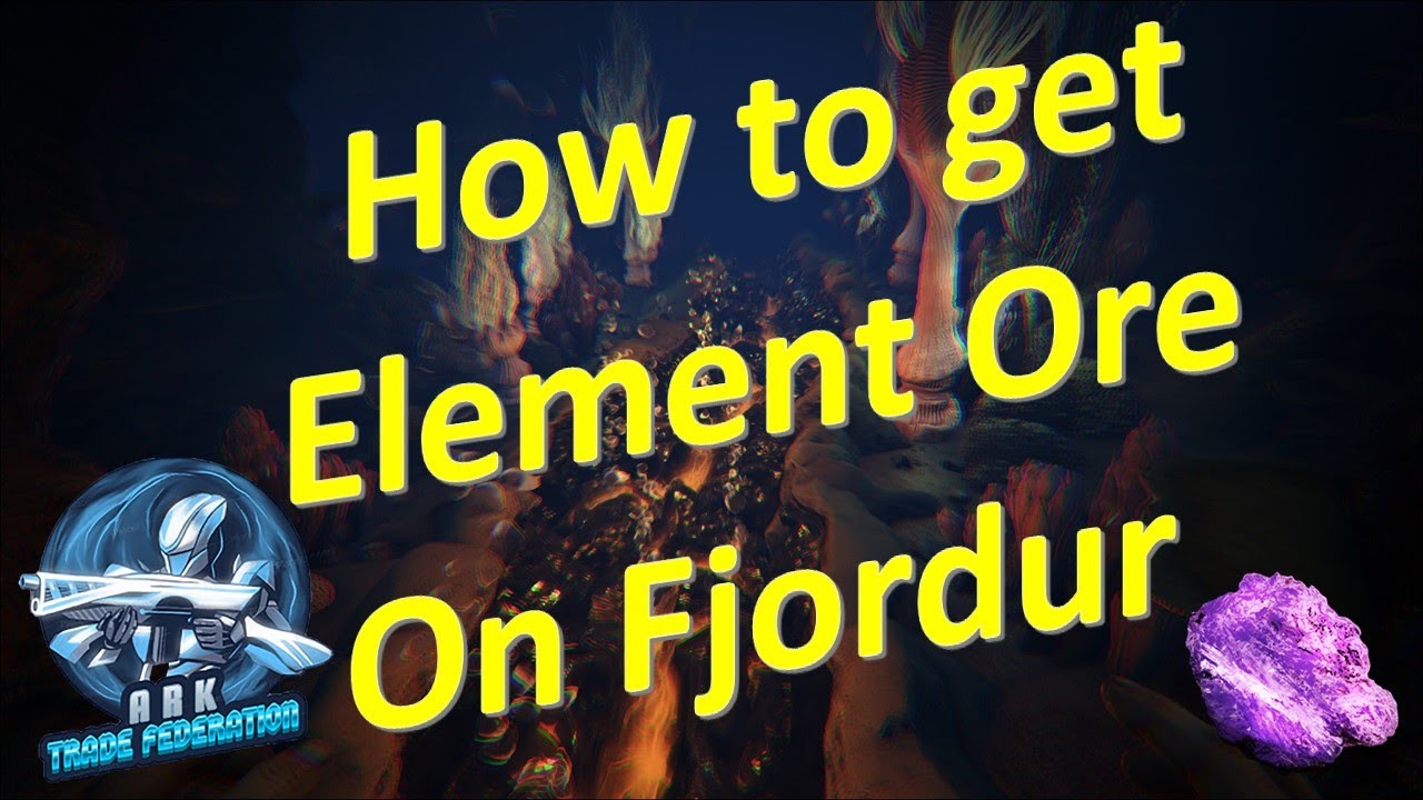 How to Get Element Ore on Fjordur | Ark Survival Evolved - YouTube