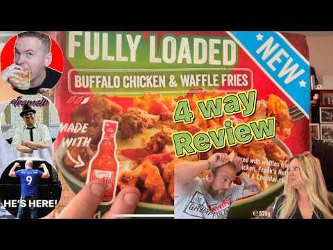 NEW Fully Loaded Buffalo Chicken & Waffle Fries || Iceland Exclusive ...