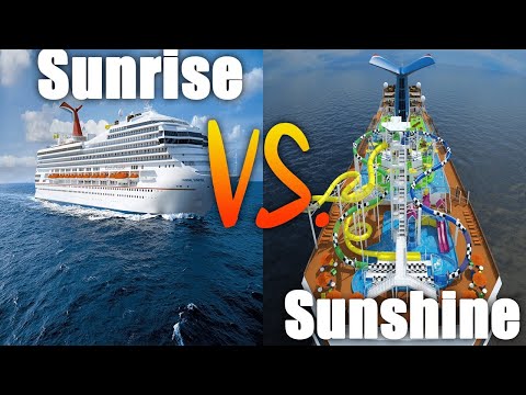 Carnival Sunshine VS. Carnival Sunrise... what's Different?! LIVE Q&A ...