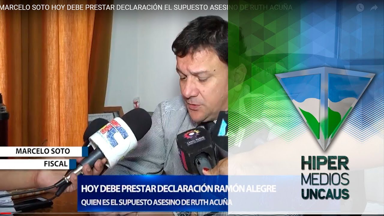 MARCELO SOTO HOY DEBE PRESTAR DECLARACIÓN EL SUPUESTO ASESINO DE RUTH ...