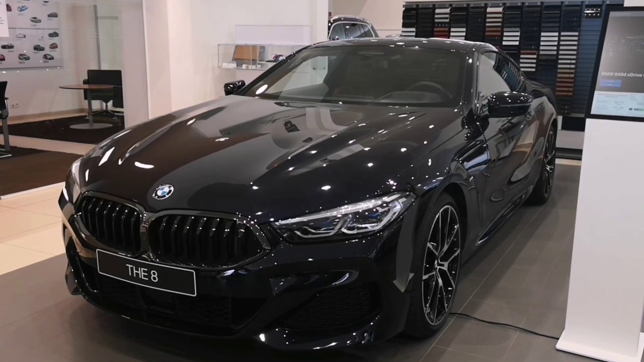 BMW 840d xDrive Coupé - Carbonschwarz - YouTube