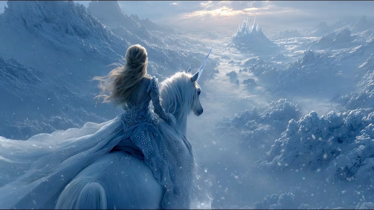 Snow Queen ️ | Cinematic Winter Fantasy AI Art - YouTube