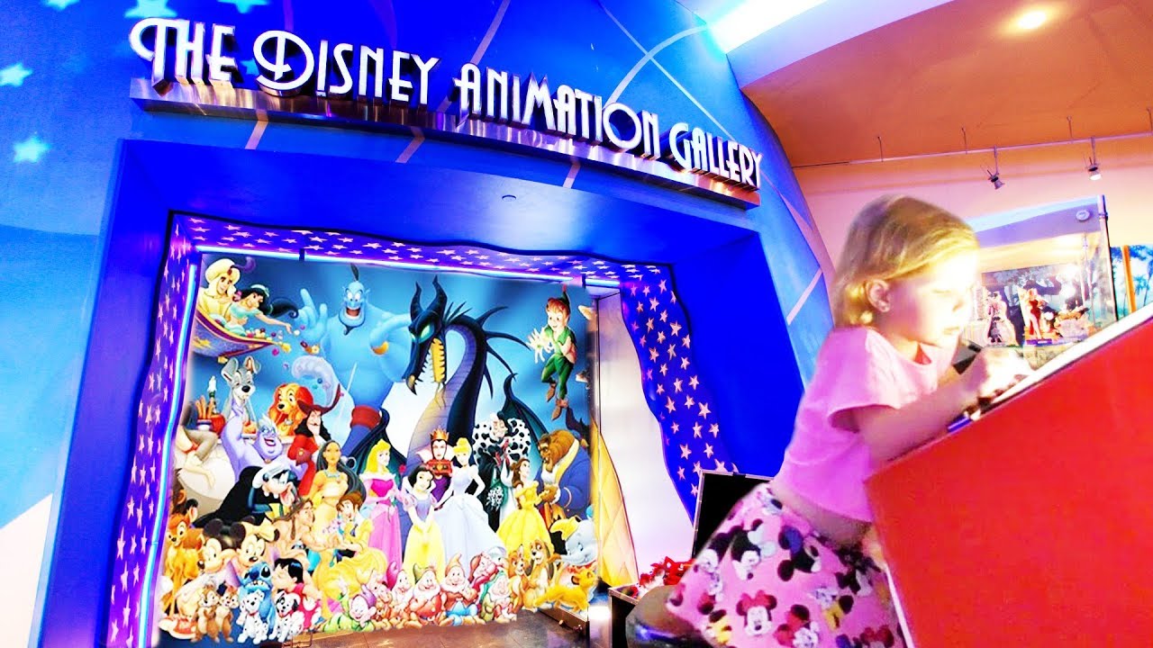 The Disney Animation Gallery - Как делаются мультфильмы Дисней? - YouTube
