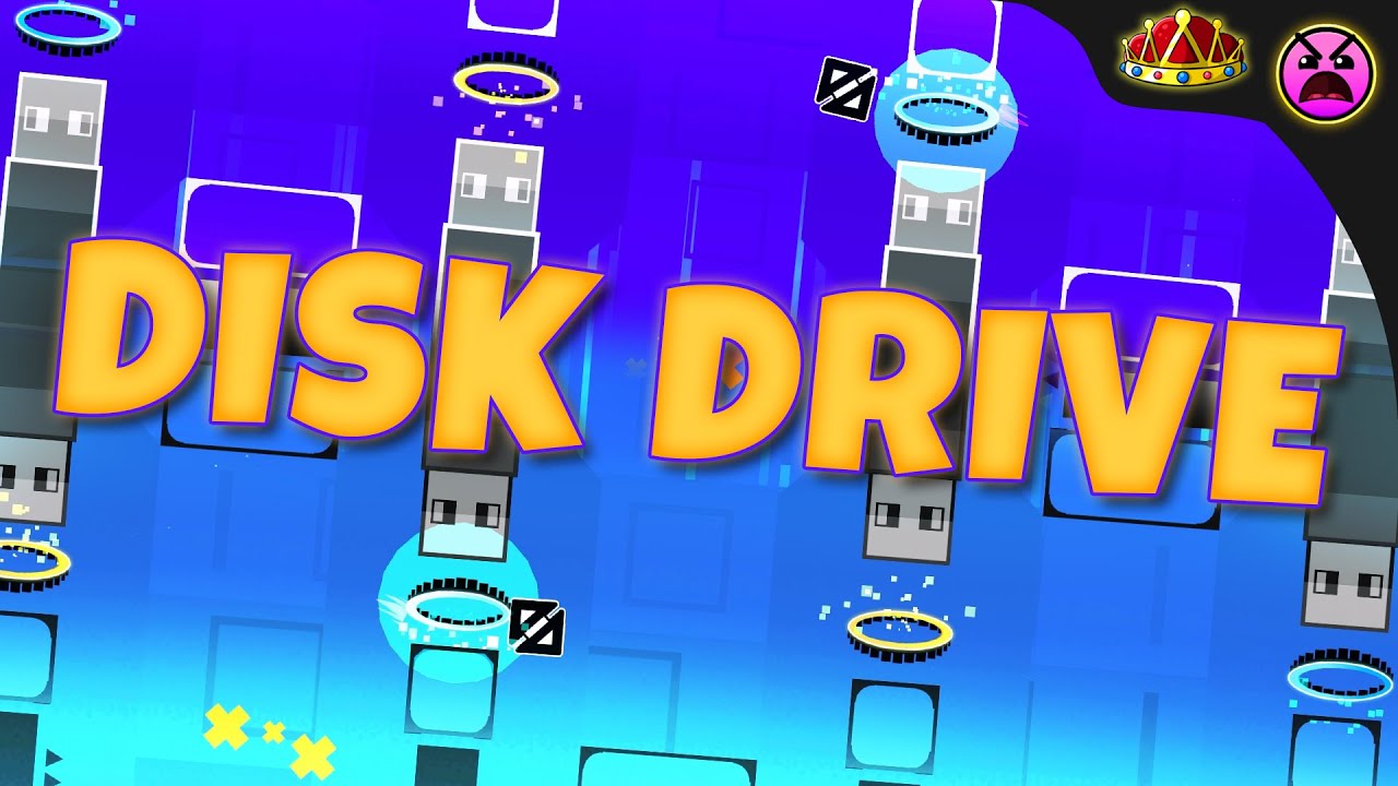 "DISK DRIVE" By Split72 [Daily #2326] - Geometry Dash - YouTube