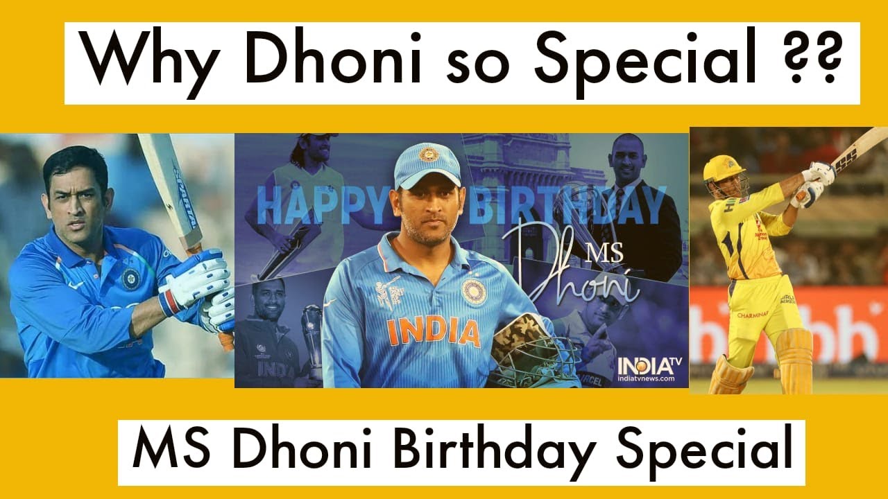 why MSD so special to us ?? || MSD Birthday Tribute - YouTube