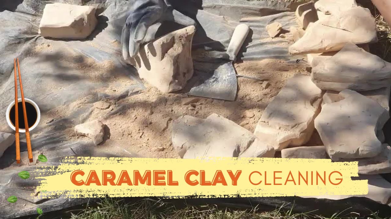 CARAMEL CLAY CLEANING - Long Video - Part 13 (South African Clay) - YouTube