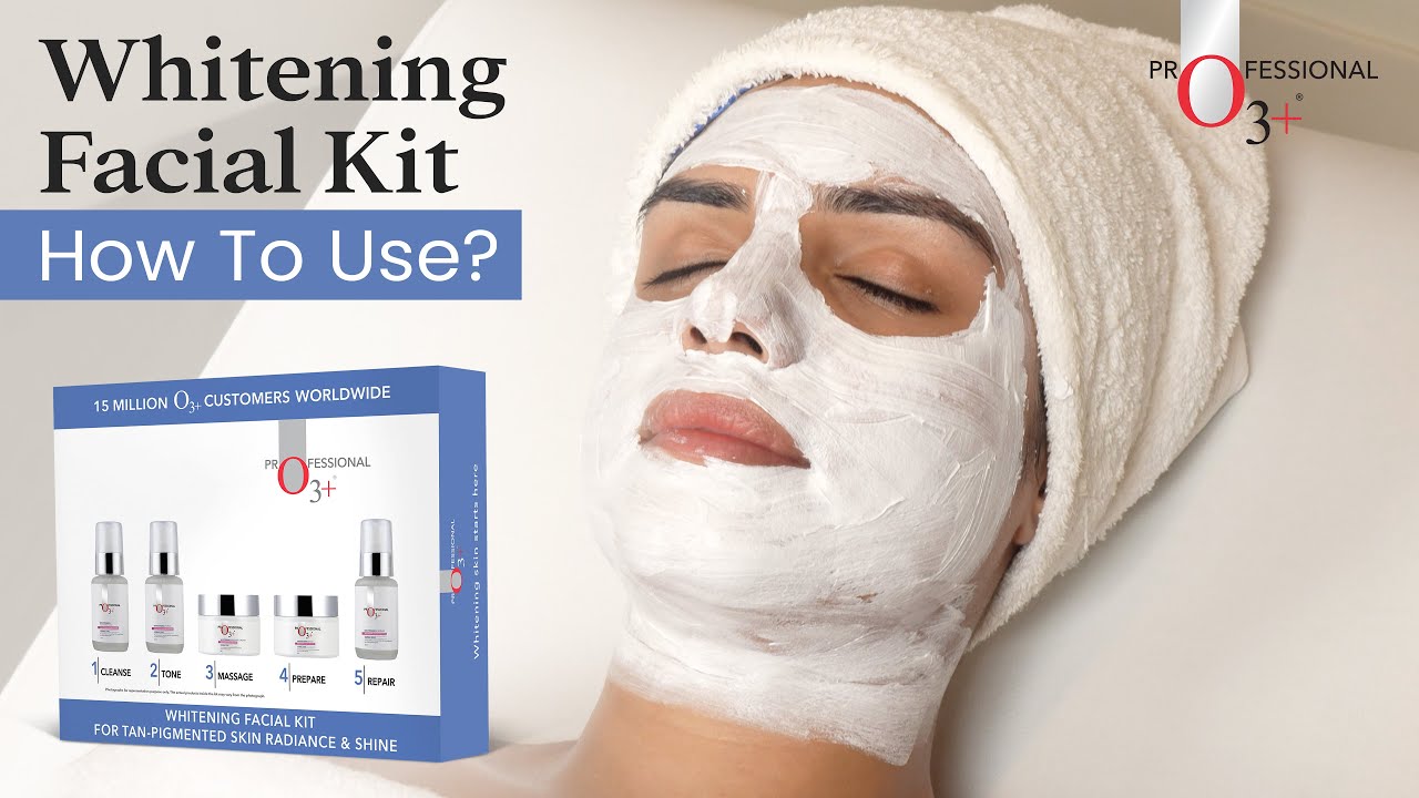 O3+ Whitening Facial Kit | How To Use | For Glowing Skin & Luminous ...