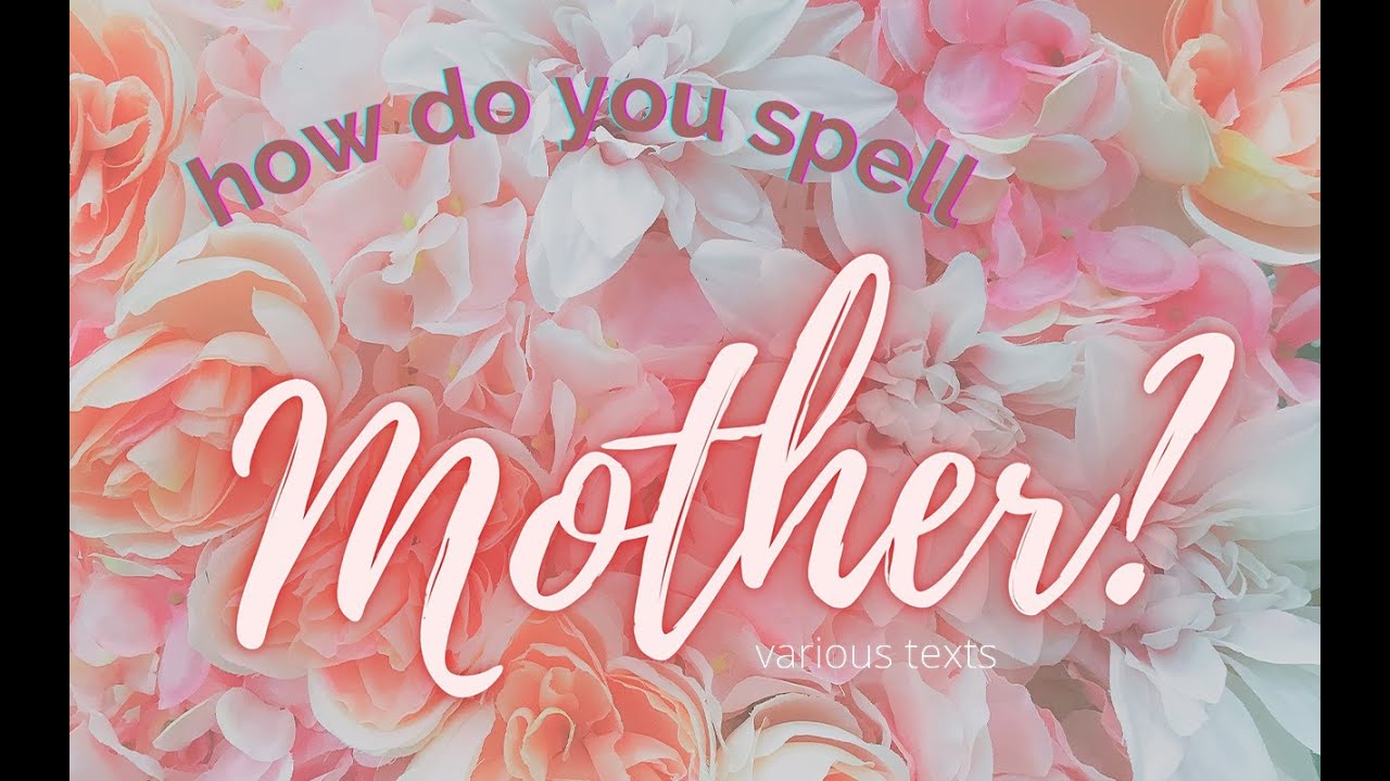 How Do You Spell "Mother?" | Pastor Buchmann | various texts - YouTube