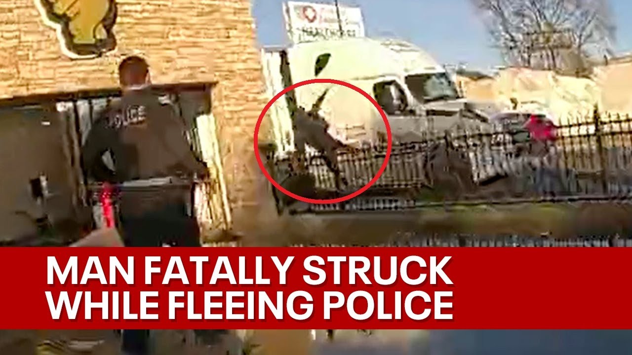 Video shows man fatally struck by semi while running from Chicago ...