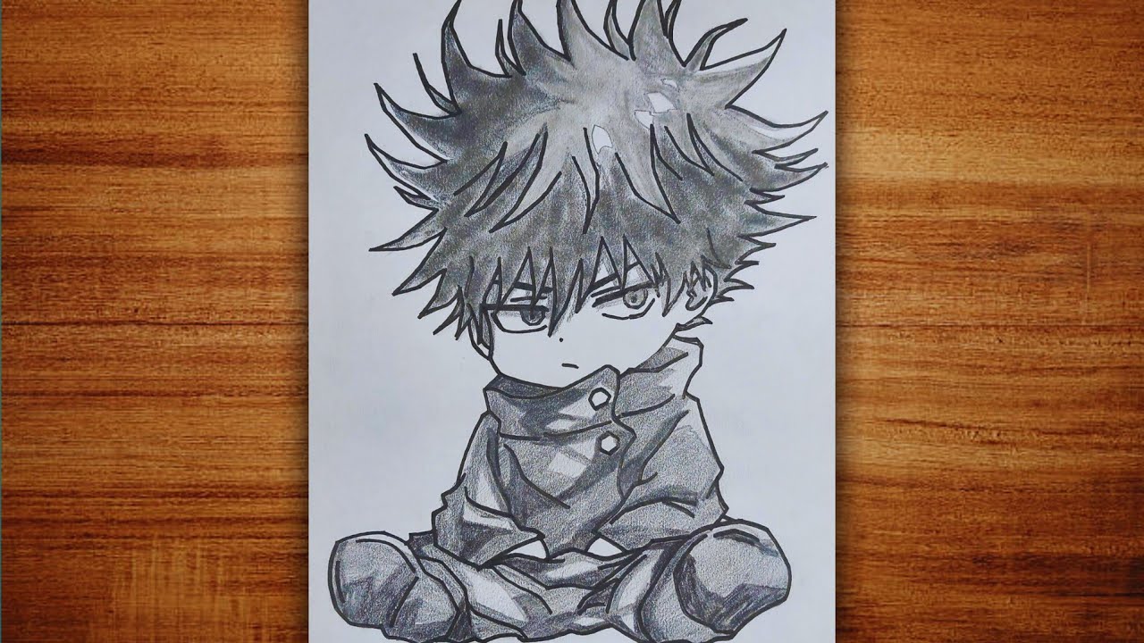 How to draw Megumi Fushiguro Chibi | Jujutsu Kaisen | Step by step ...
