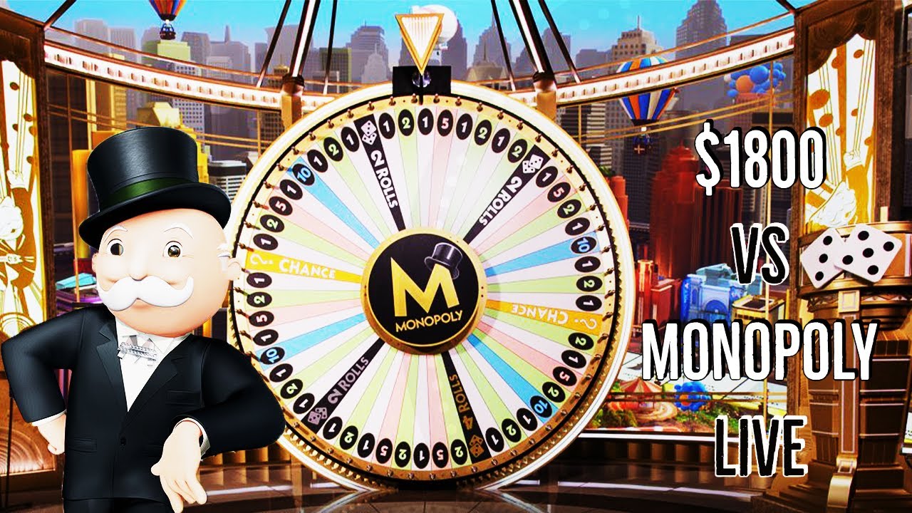 $1800 vs Monopoly Live wheel - YouTube