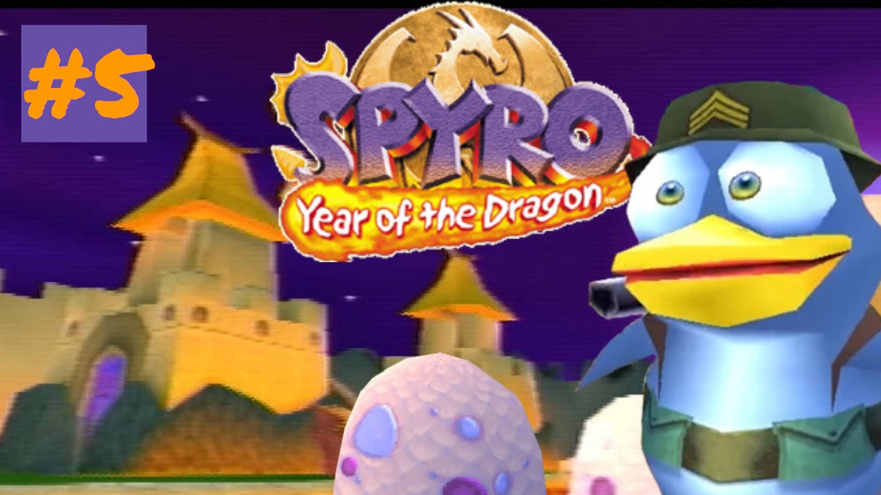 I'm a FLYING penguin....with a missile launcher?!| Let's Play | Spyro 3 ...