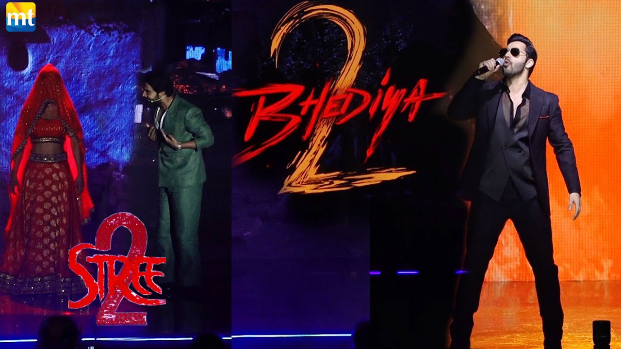 STREE 2 vs BHEDIYA 2 HILARIOUS LIVE Act on Stage with Shraddha Kapoor ...