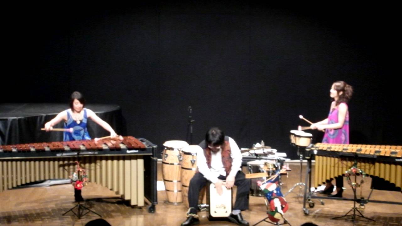 Tuk-Pak (Percussion unit) live 子象の行進 (Marimba cajon Cajón) - YouTube