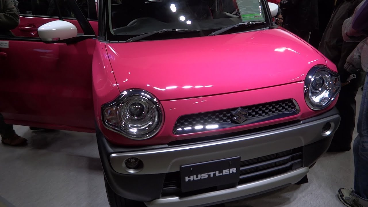SUZUKI HUSTLER スズキ ハスラー Sapporo Motor Show - YouTube