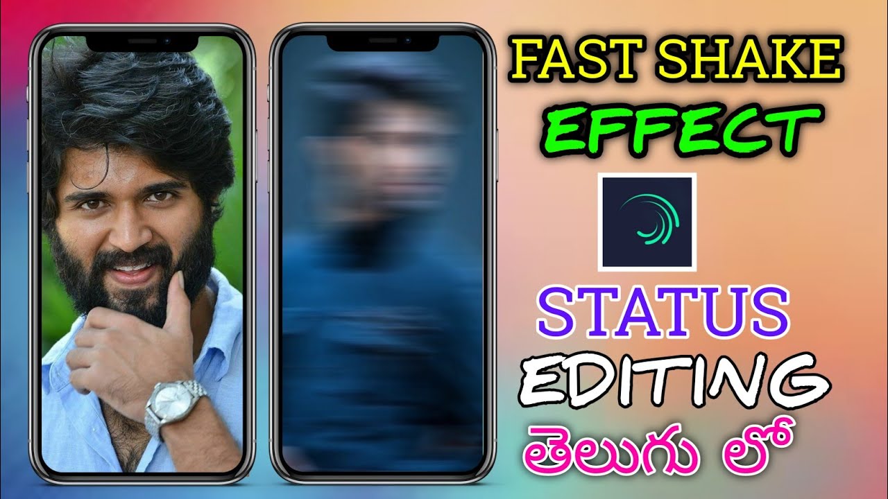 How To Edit Fast Shake Effect Full Screen Video Editing || Alight ...