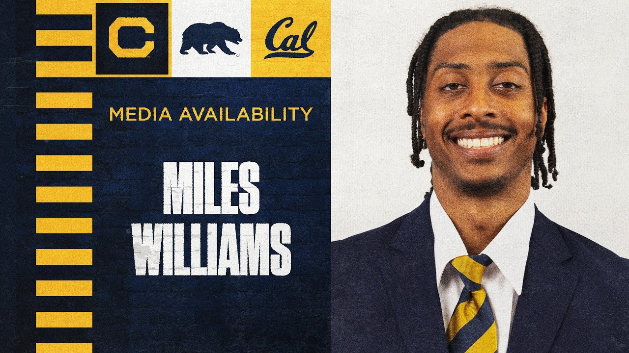 Cal Football: Miles Williams Media Availability (11.26.2024) - YouTube