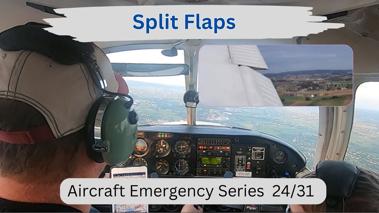 Split Flaps! Flight Control Failure Mayday 24/31 Airplane Emergency ...