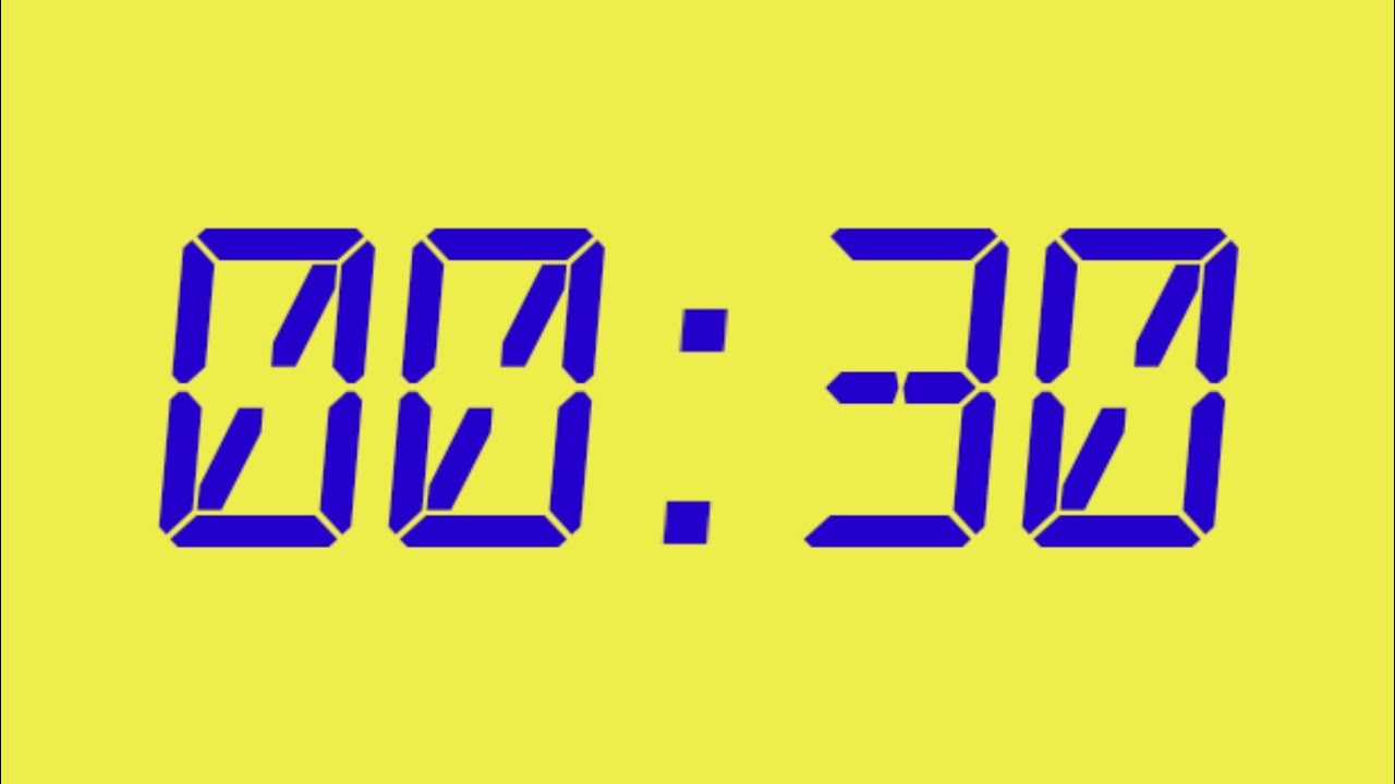 30 sconds timer HD countdown intro YouTube no copyright free download ...