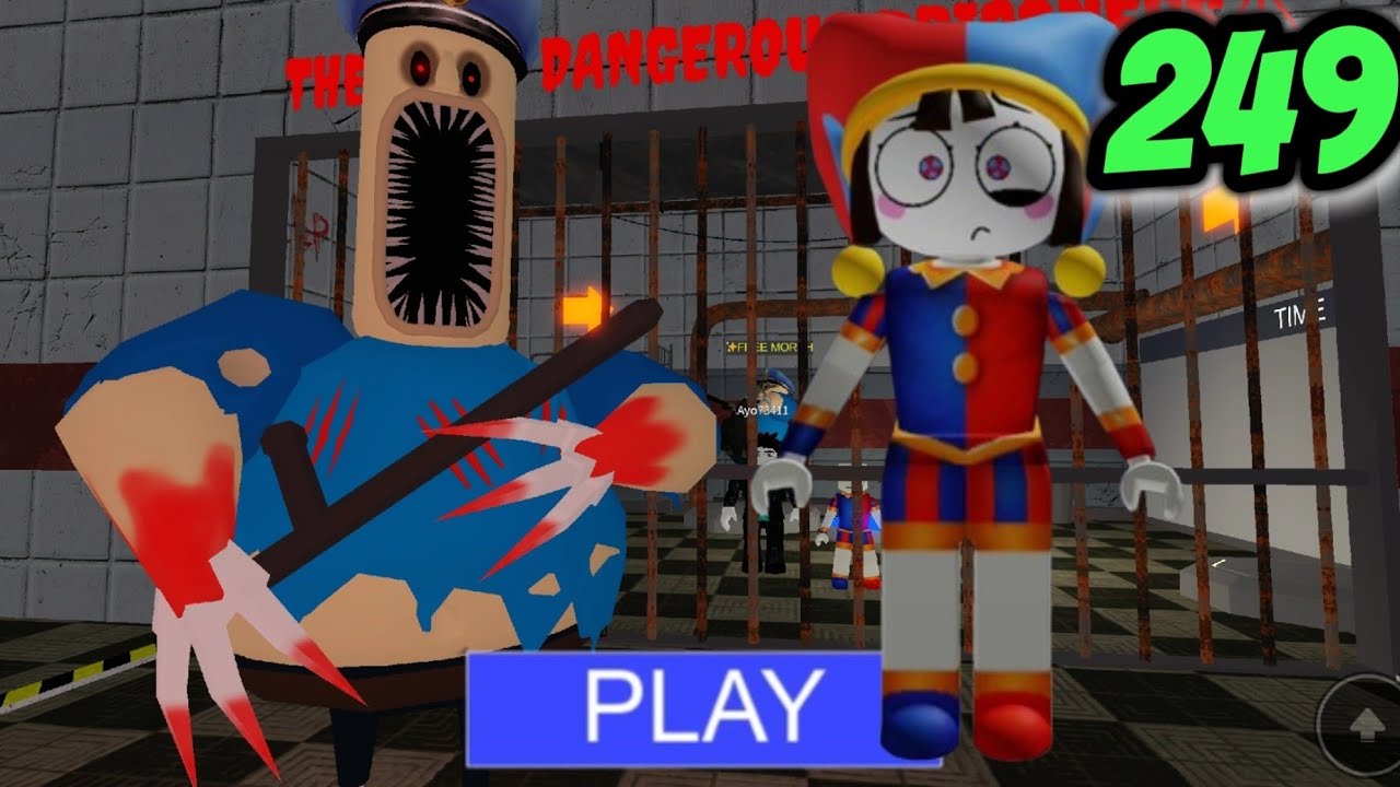 BARRY EXE PRISON RUN! PRISON RUN! Obby All Bosses Battle Walkthrough ...