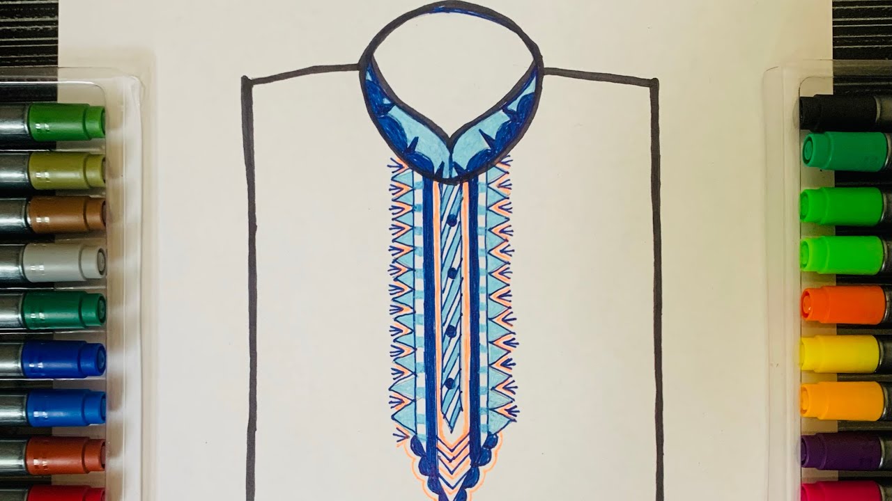 How to draw punjabi design || step by step - YouTube