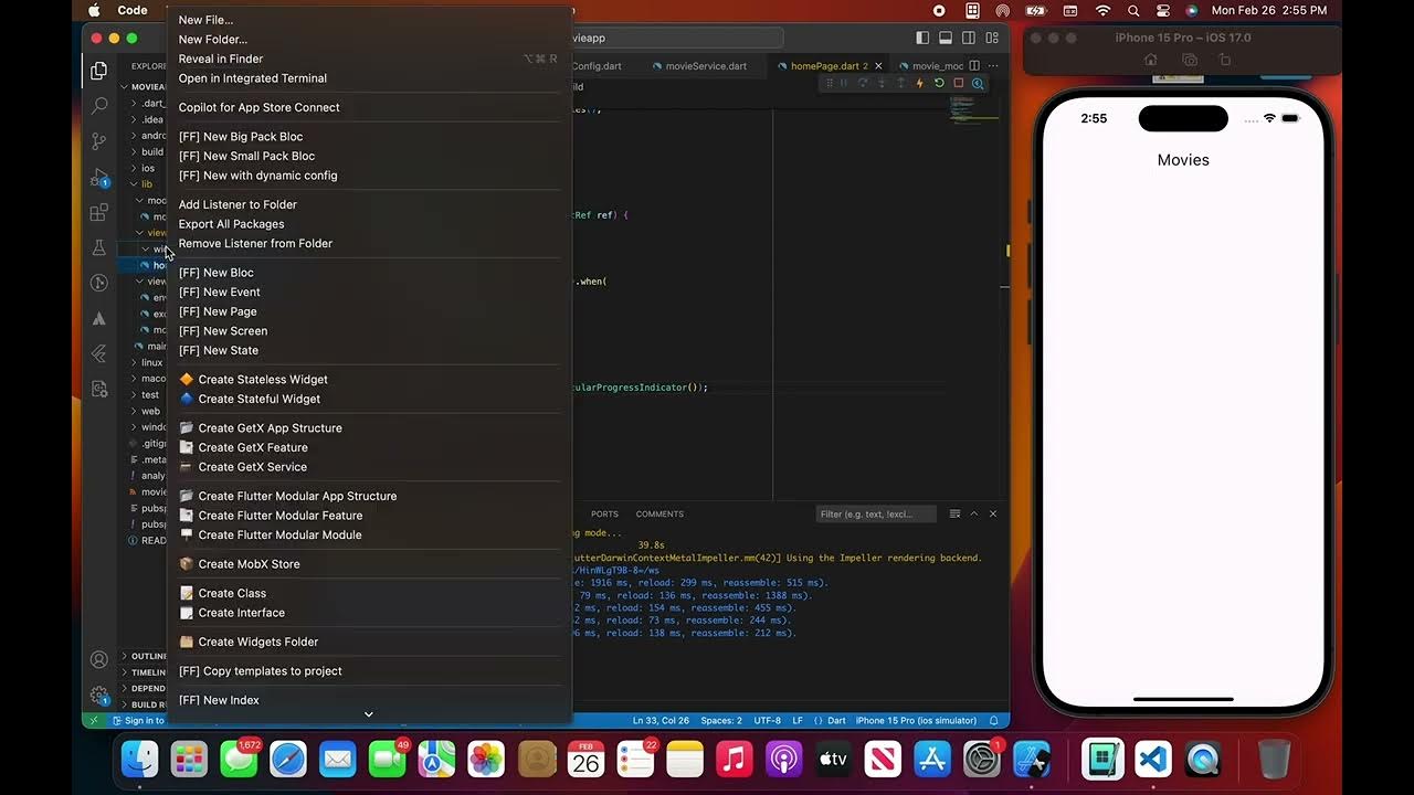 FLUTTER MOVIE APP WITH API TUTORIAL | PART 2 - YouTube